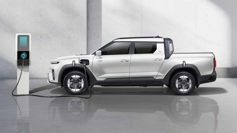 2026 KGM Musso EV Midsize Pickup Revealed With 80.6-kWh Battery