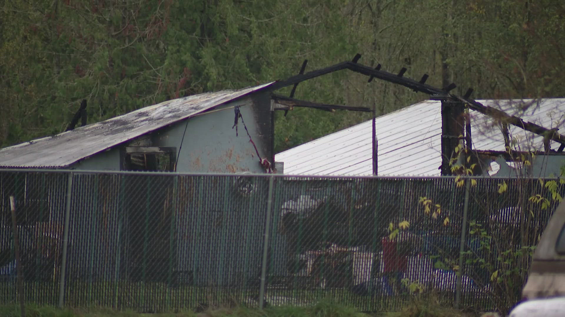 Investigation underway after man dies in barn fire in Buckley