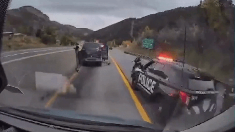 ‘Perfect disguise’: Video shows driver in stolen shuttle bus that hit ...