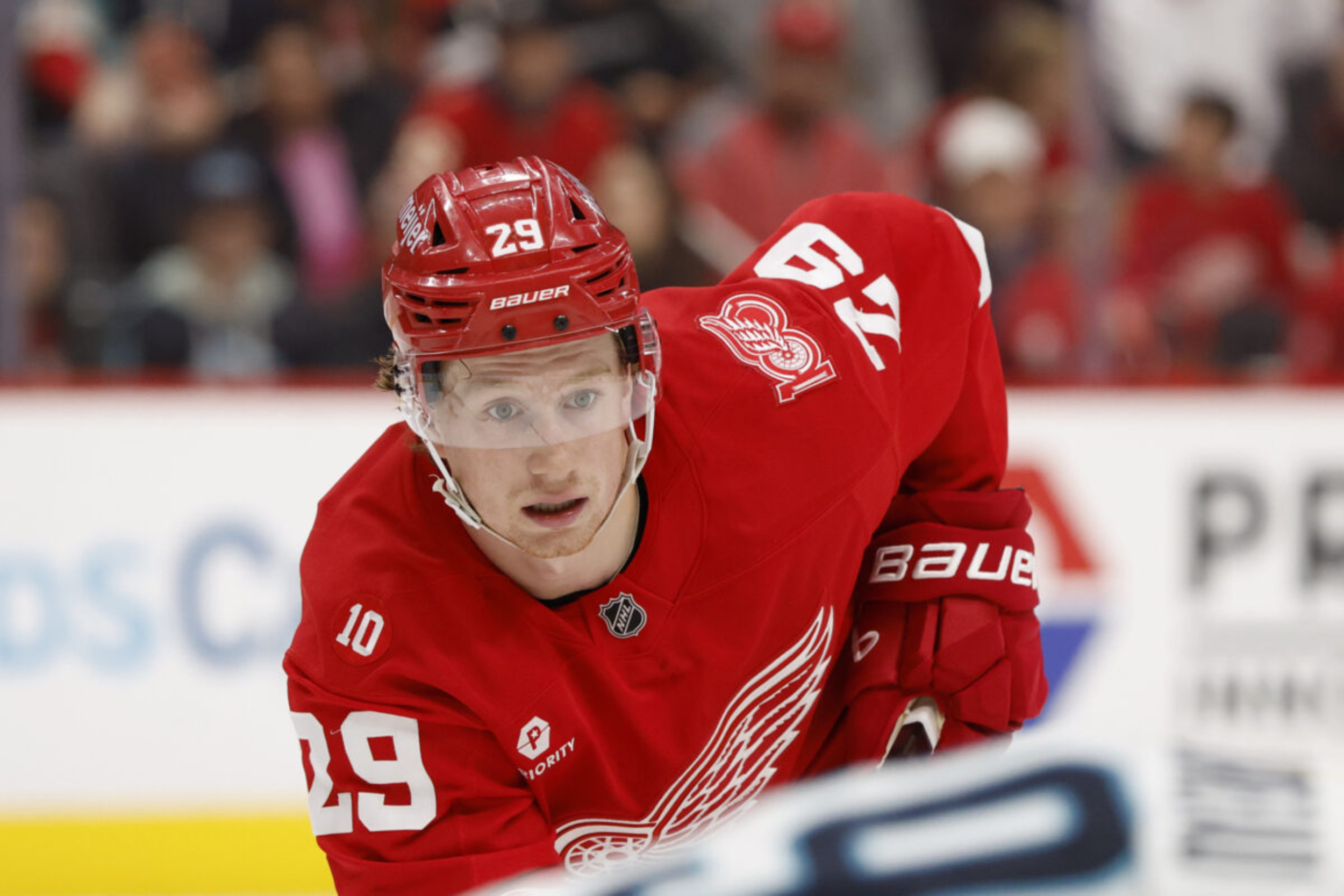 Danielson Scores First NHL Goal, Red Wings Beat Kraken 4-2