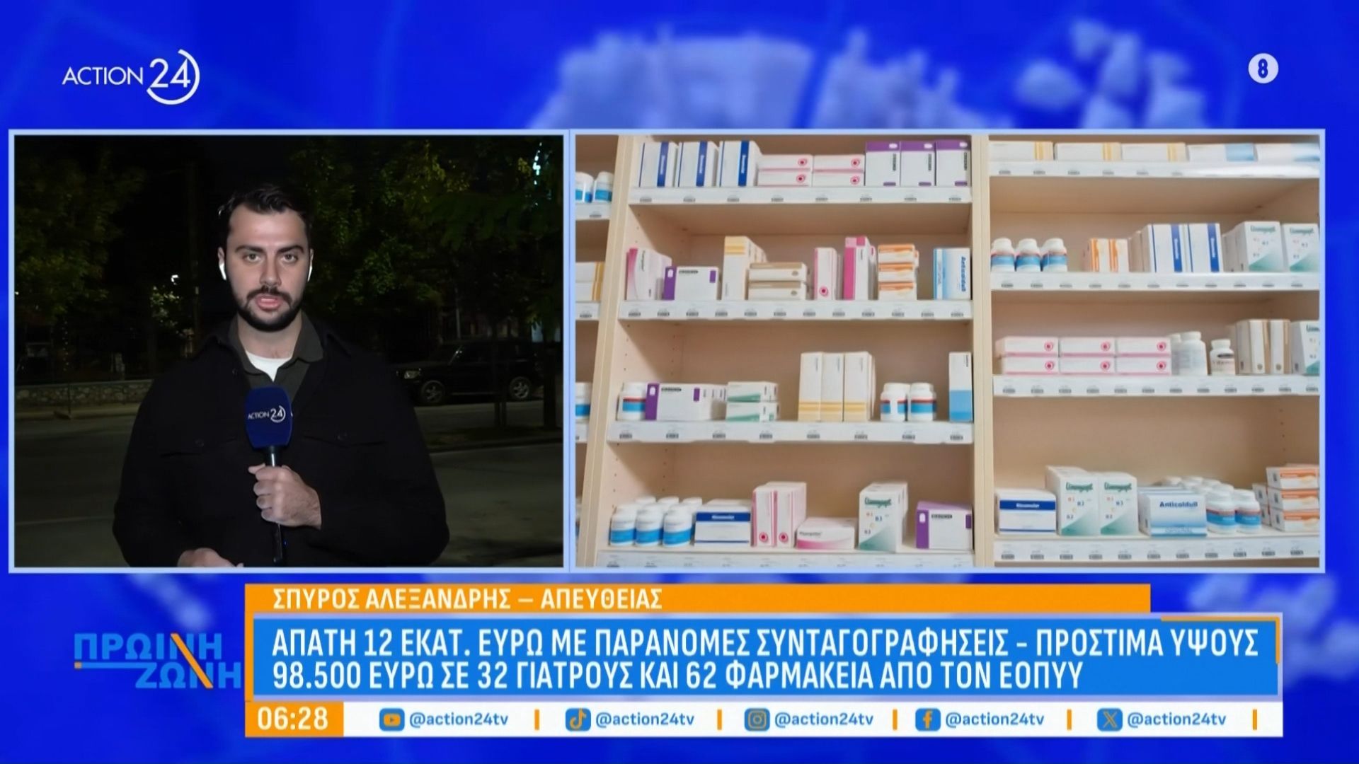 Απάτη 12 εκατ. ευρώ με παράνομες συνταγογραφήσεις: Πρόστιμα ύψους 98. ...