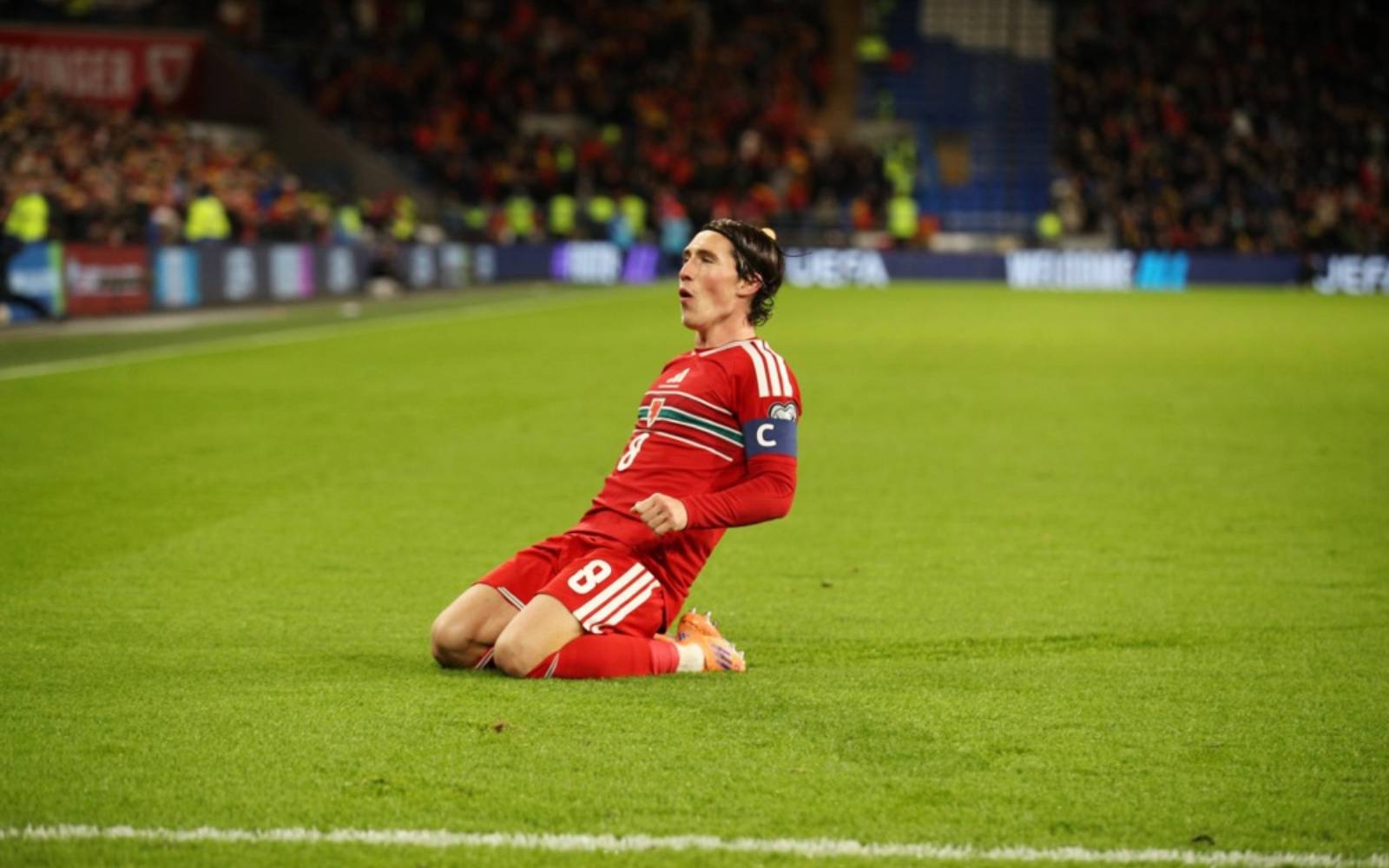 Wilson hattrick helps Wales secure home World Cup play-off game