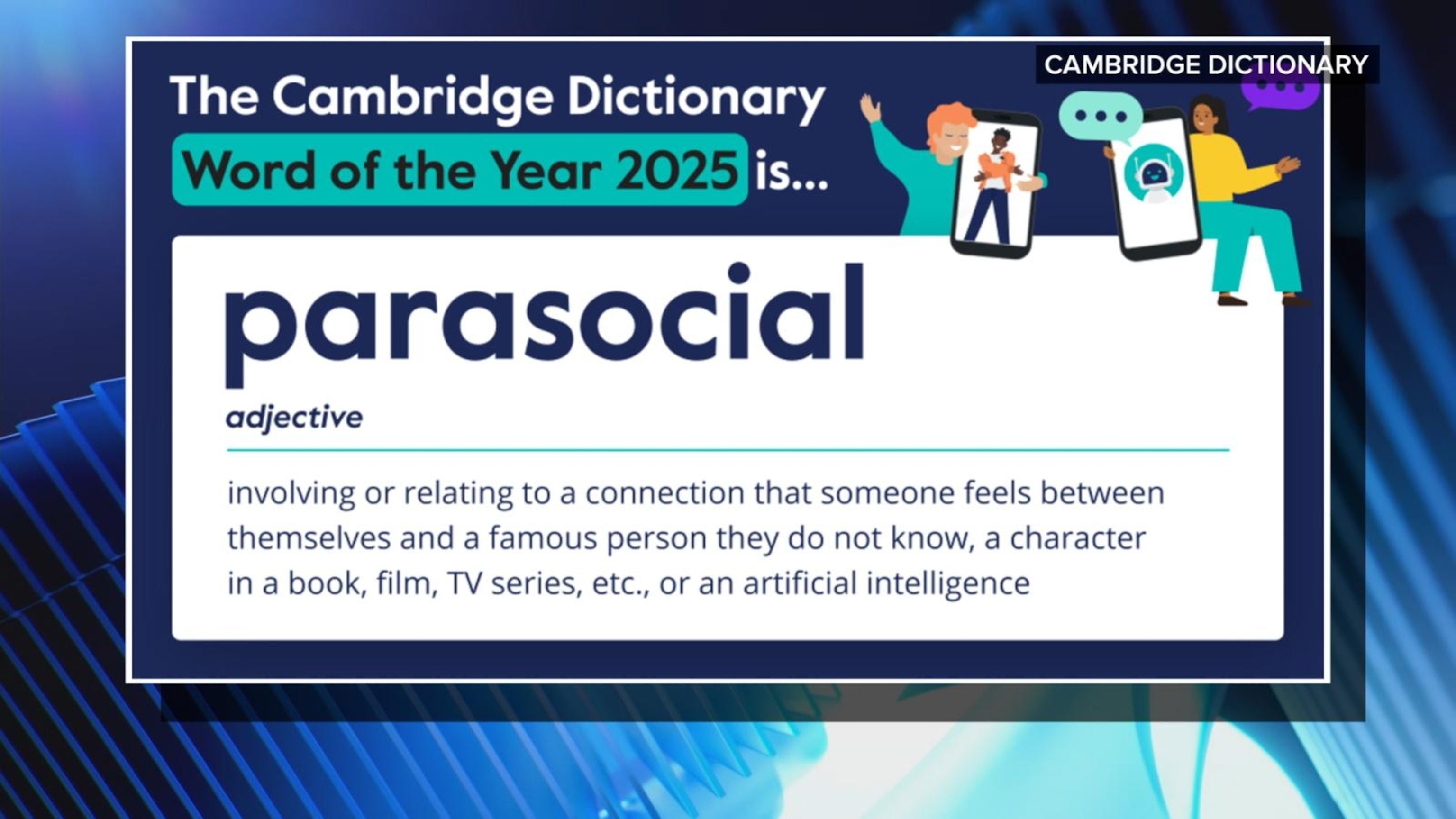 Cambridge Dictionary Word of the Year: ‘Parasocial’