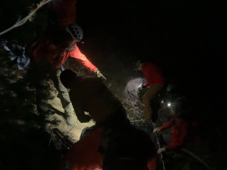 Grueling rescue successful after hiker falls 200 feet