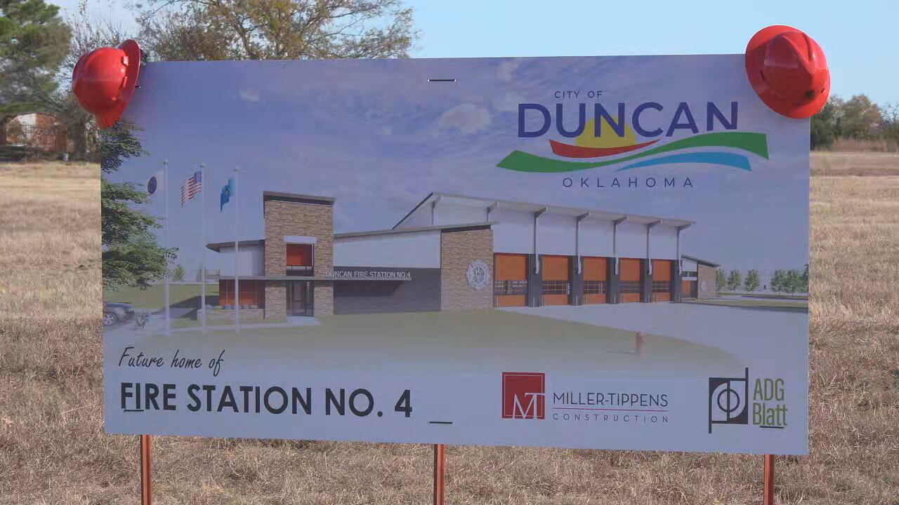 Duncan holds groundbreaking ceremony for new fire station