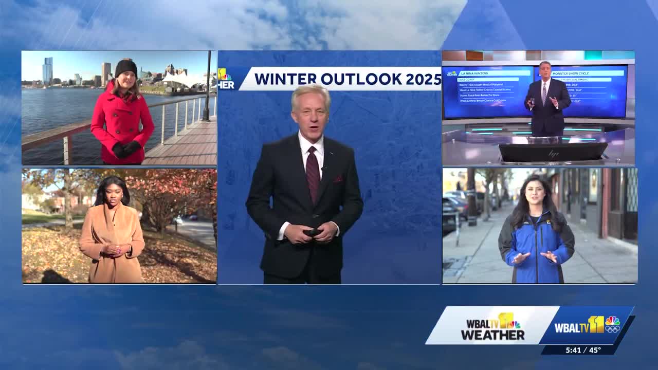 Maryland weather: 2025-26 winter snow forecast in Baltimore