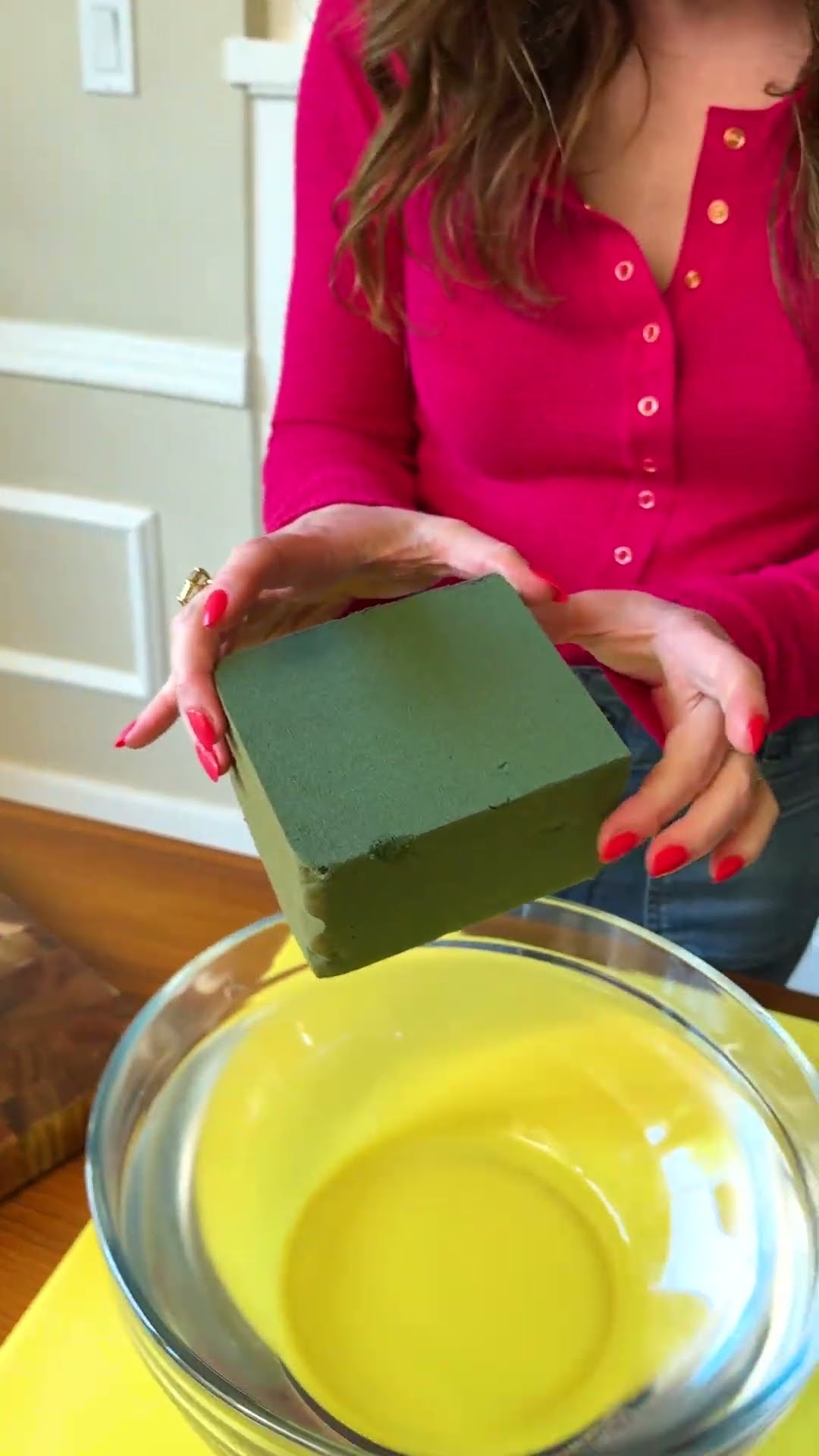 How to properly hydrate flower foam 🌹