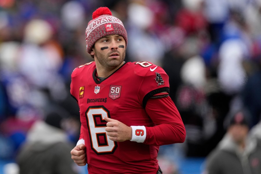 Baker Mayfield expecting baby boy with wife Emily