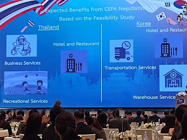อัพเดท FTA ไทย-เกาหลีใต้ (CEPA) 'พาณิชย์' คาดดัน GDP ไทย 1-2 พันล้านดอลลาร์