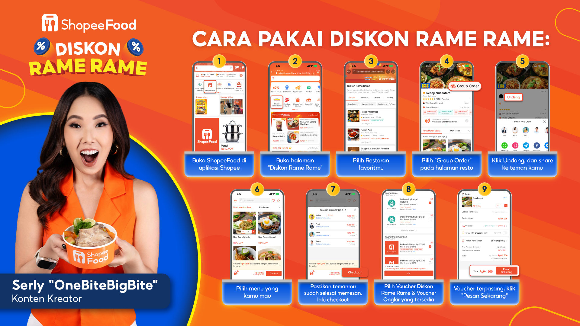 Jajan Makin Murah Lewat Diskon Rame Rame dan Group Order di ShopeeFood