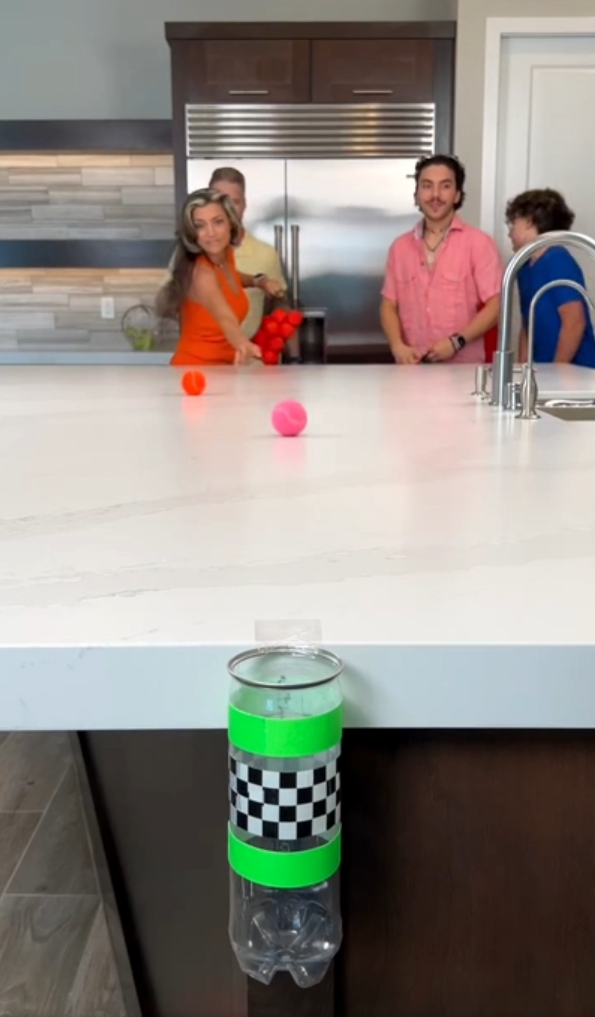 Tennis Ball Toss Challenge – Who Will Score First?