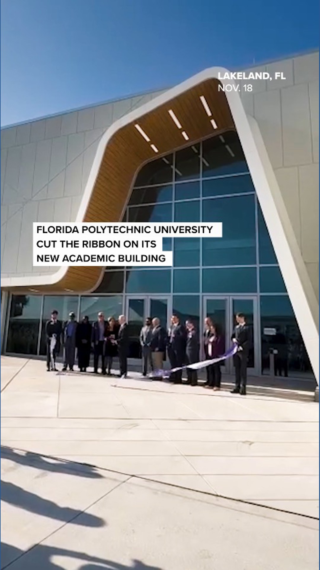 Florida Polytechnic University cuts the ribbon on its new academic building