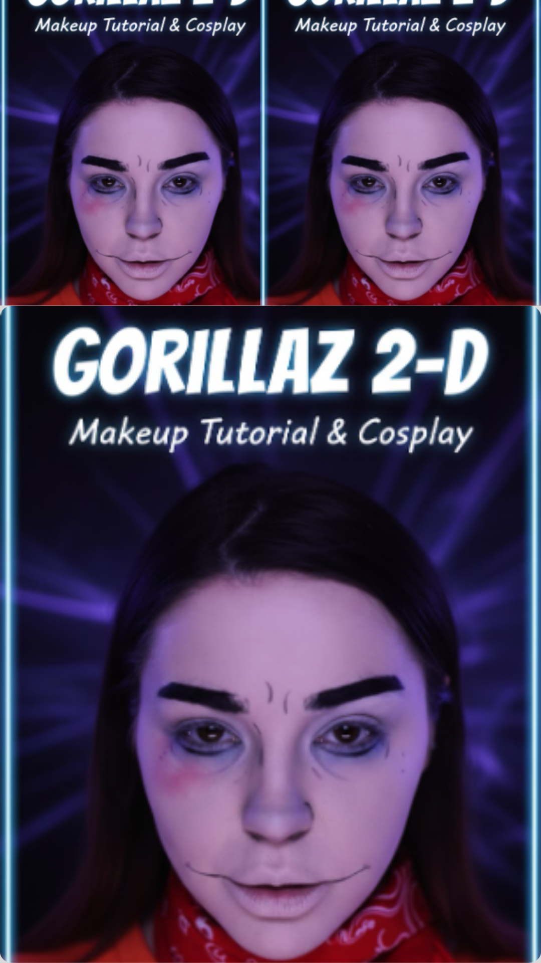 I Became 2-D from Gorillaz – The Makeup Transformation Will Blow Your Mind!