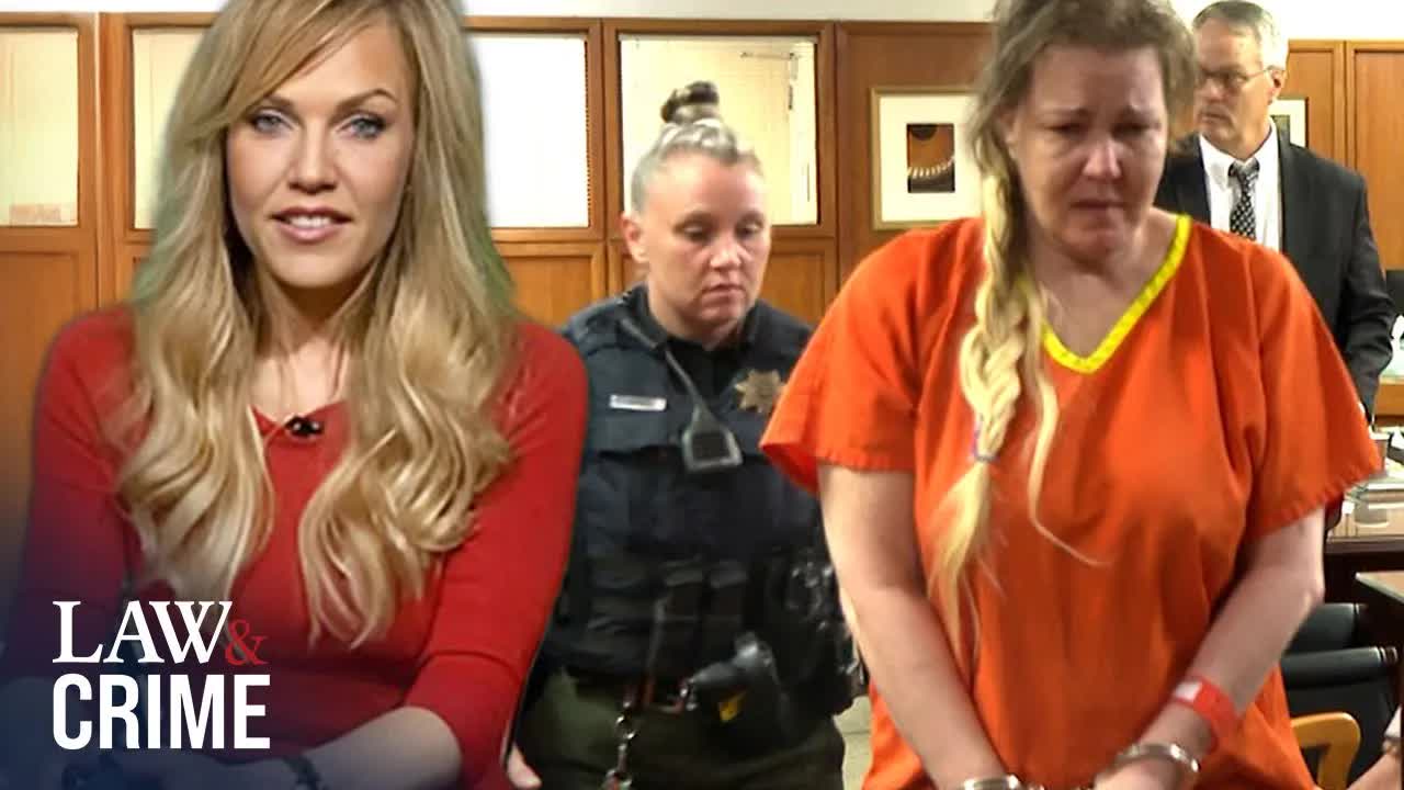Exclusive: News anchor cries as she faces judge for mom’s murder