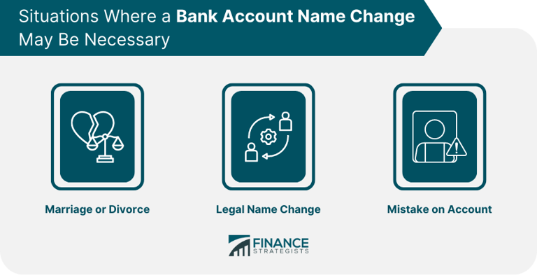 Here's How You Might Change the Name on Your Bank Account