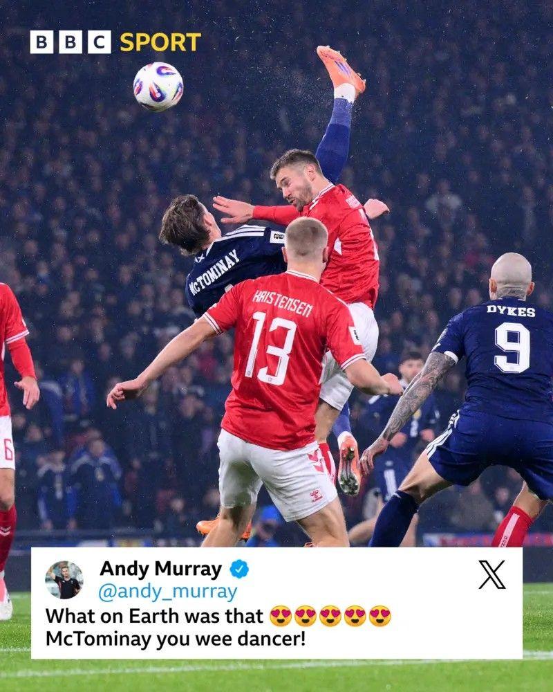 Was McTominay overhead kick Scotland's third best goal of night?