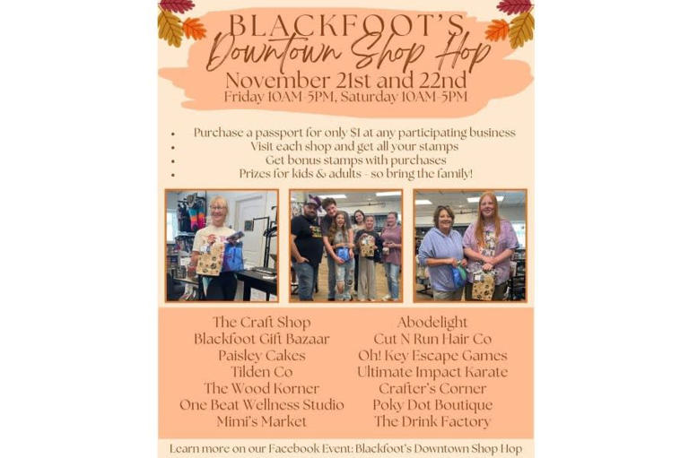 Blackfoot kicks off two weeks of holiday fun with Shop Hop and Winter ...