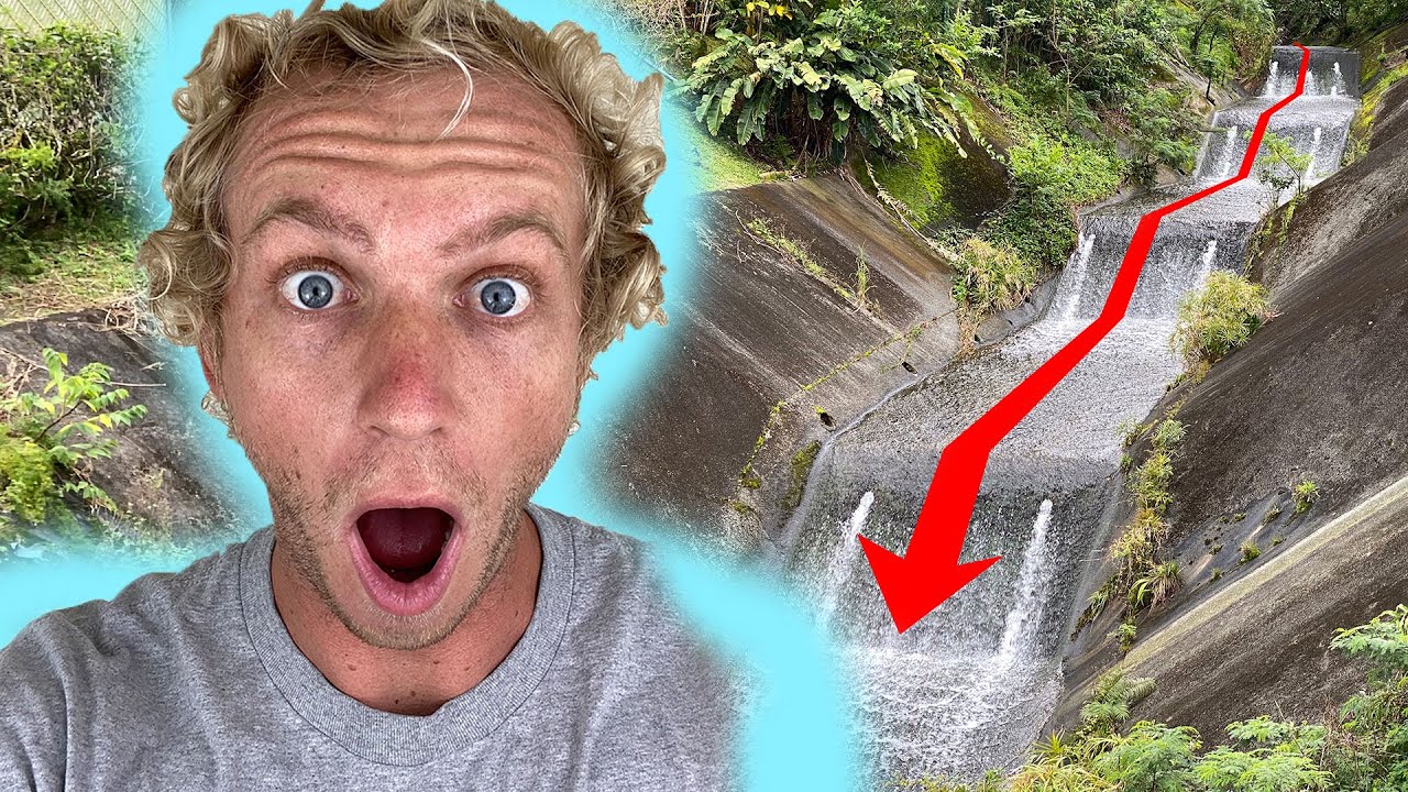 Found an Epic Hidden Water Slide — And We Fully Sent It