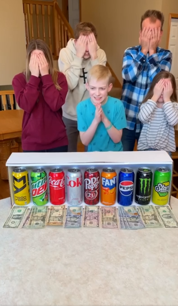 $300 Soda Matching Challenge – Who Will Win Big?