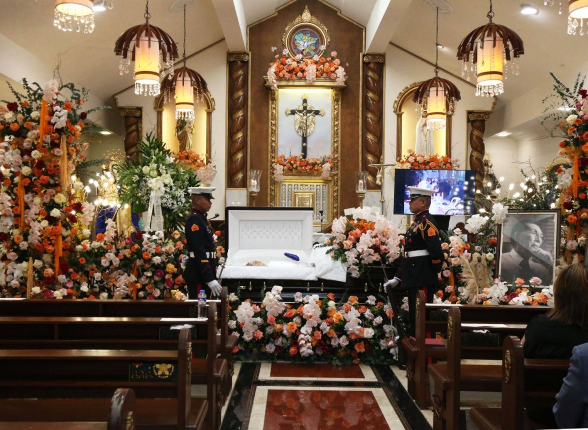 Senate holds necrological services for former Senate president Juan ...