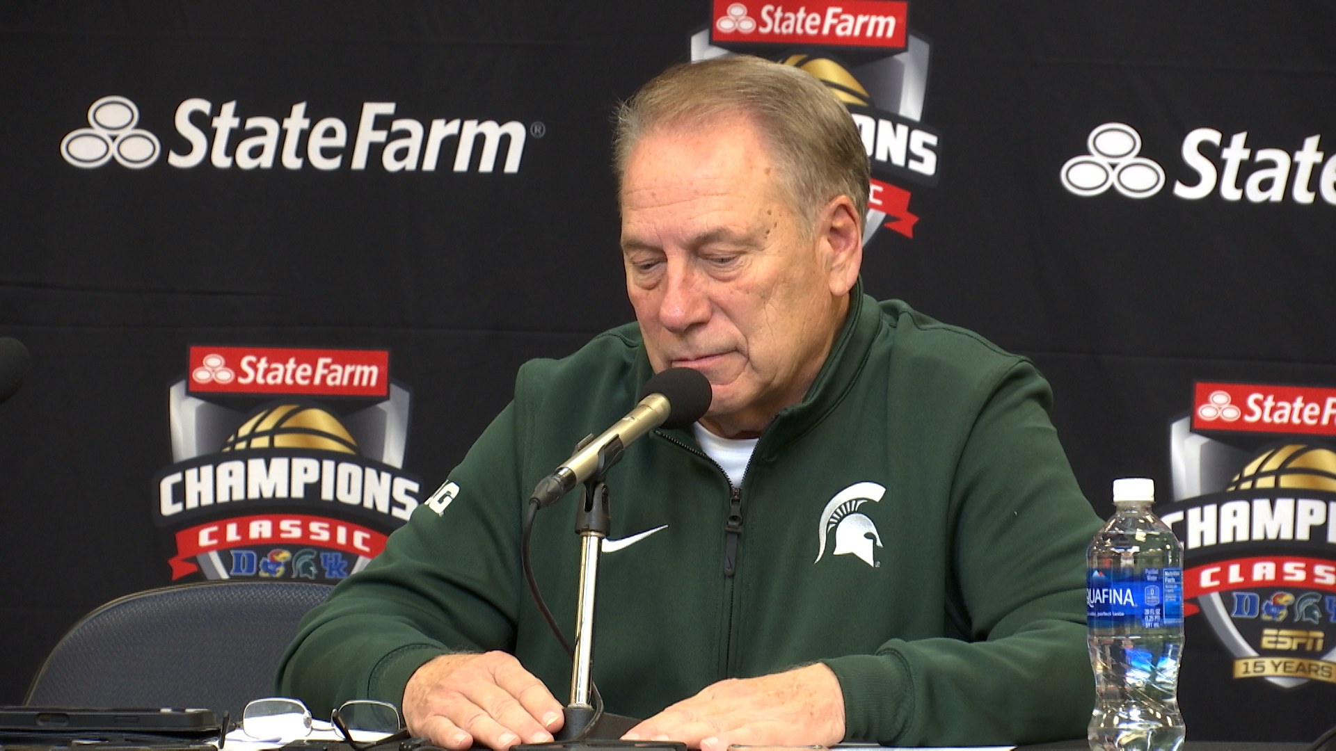 Press Conference: Tom Izzo after Michigan State's win over Kentucky in ...