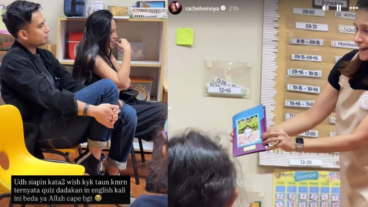 Reaksi Rachel Vennya Ditanya Guru Anaknya Pakai Bahasa Inggris,Sempat ...