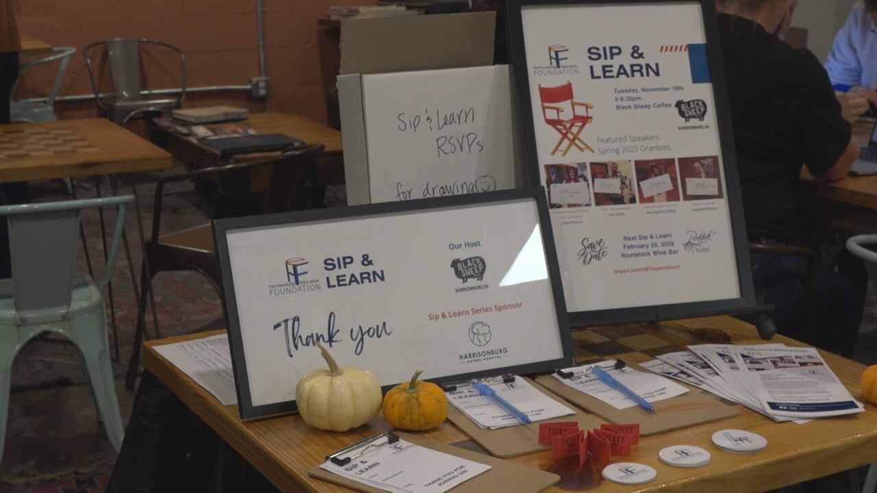 Harrisonburg Education Foundation hosts ‘Sip & Learn’ event