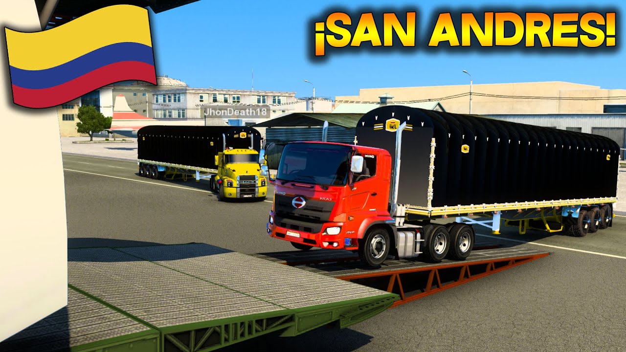 ¡Subiendo Al Avión Rumbo A San Andres! | Euro Truck Simulator 2