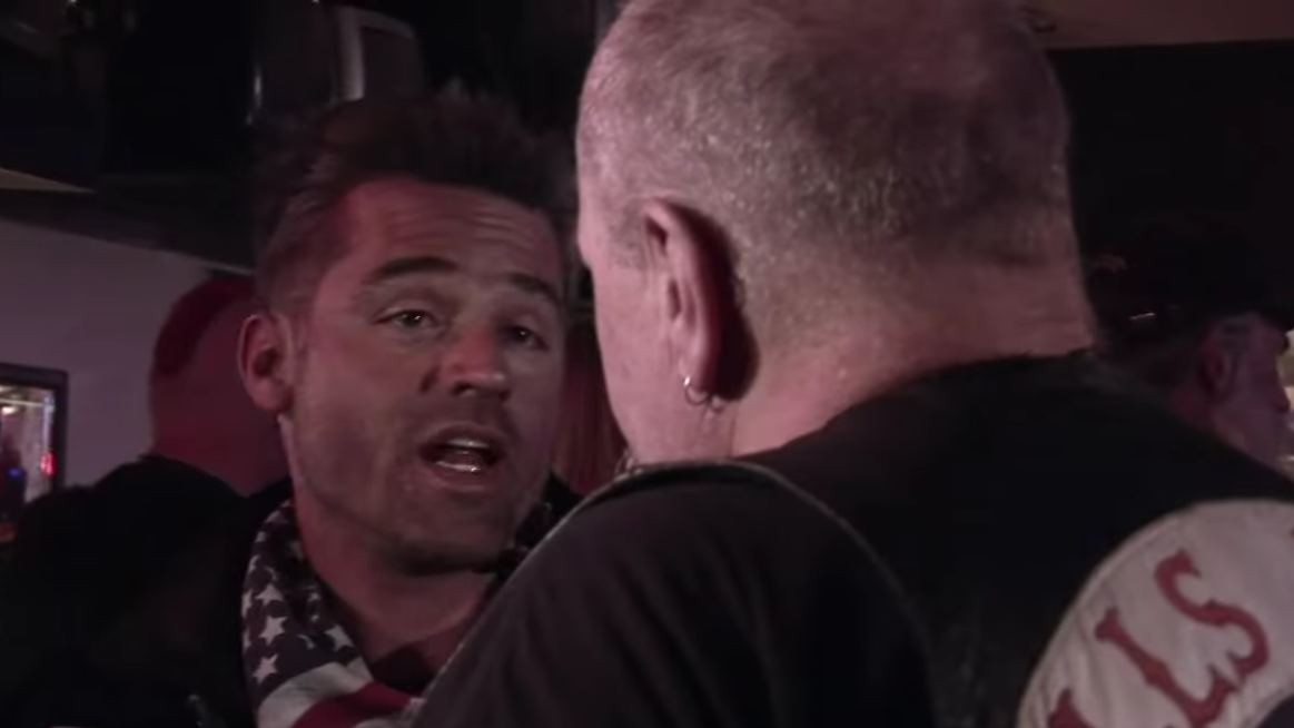 Biker Crew Encounters Hells Angels