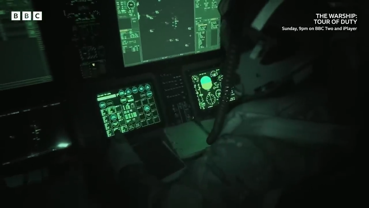 Silent threat: Moment the Royal Navy went on high alert