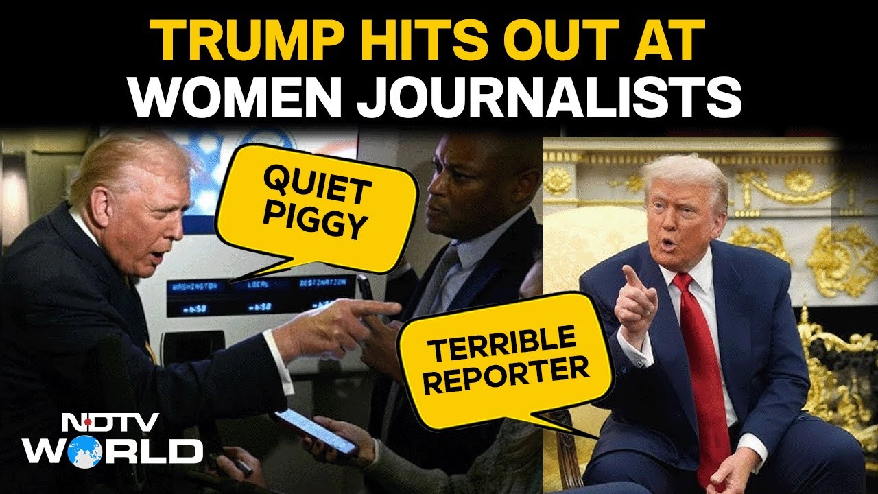 Trump Latest News | "Quiet, Piggy" To "Terrible Reporter": Trump Hits ...