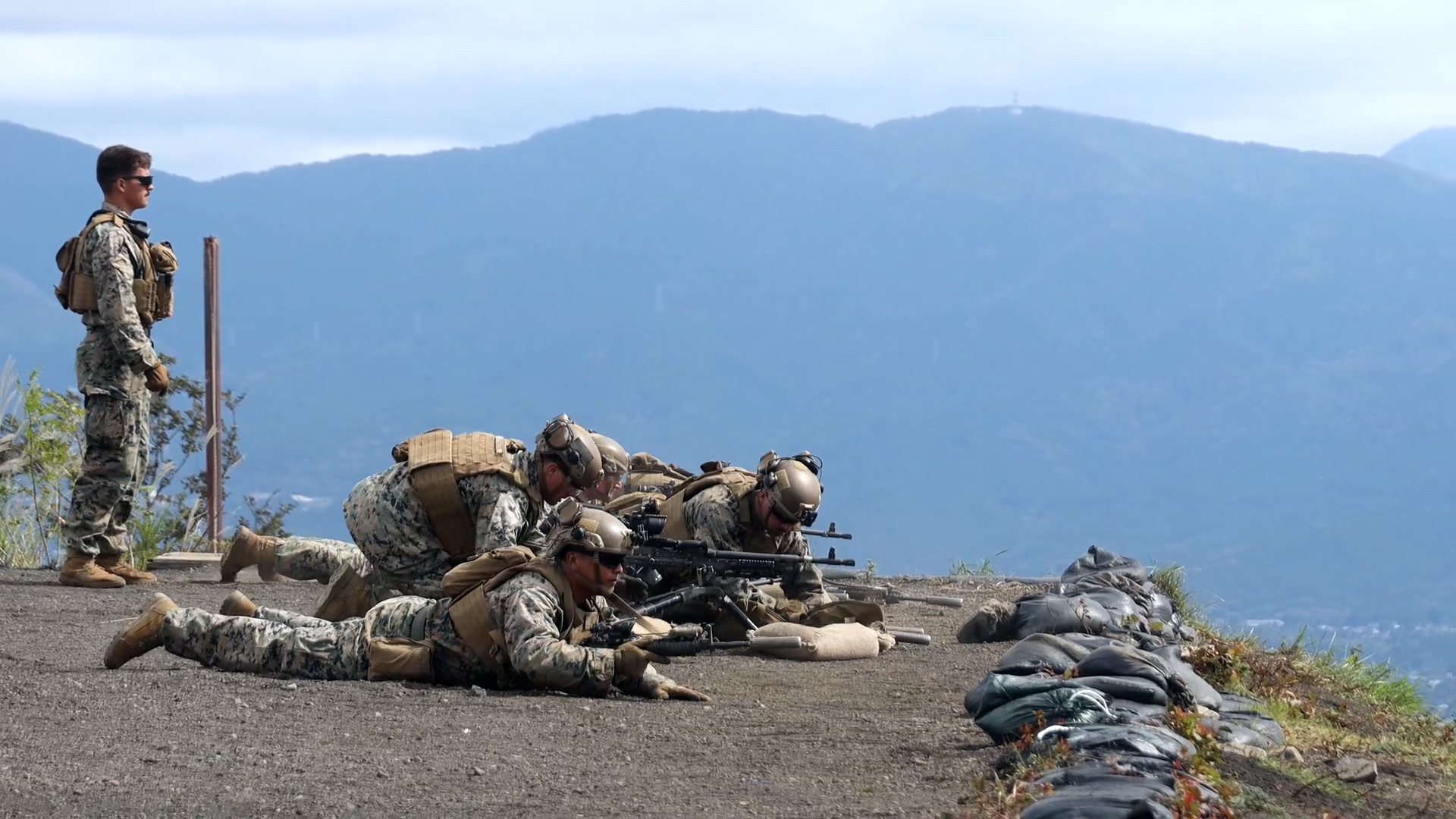 Marines Conduct Platoon Attack Live-Fire at Camp Fuji