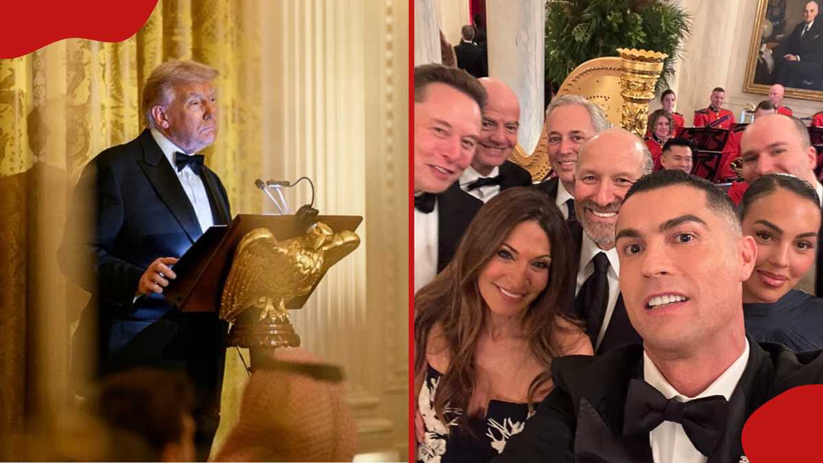 Donald Trump: Cristiano Ronaldo attends White House dinner ahead of ...