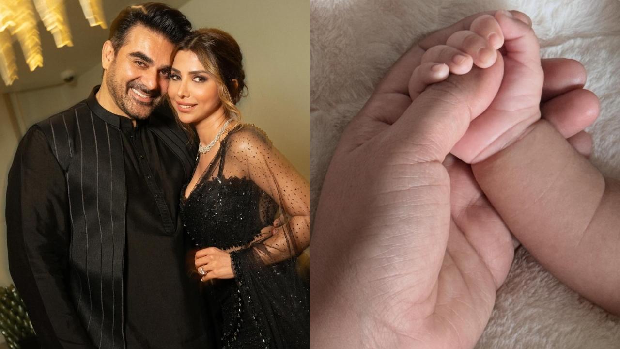 Arbaaz Khan, Sshura Khan share adorable first glimpse of baby girl Sipaara