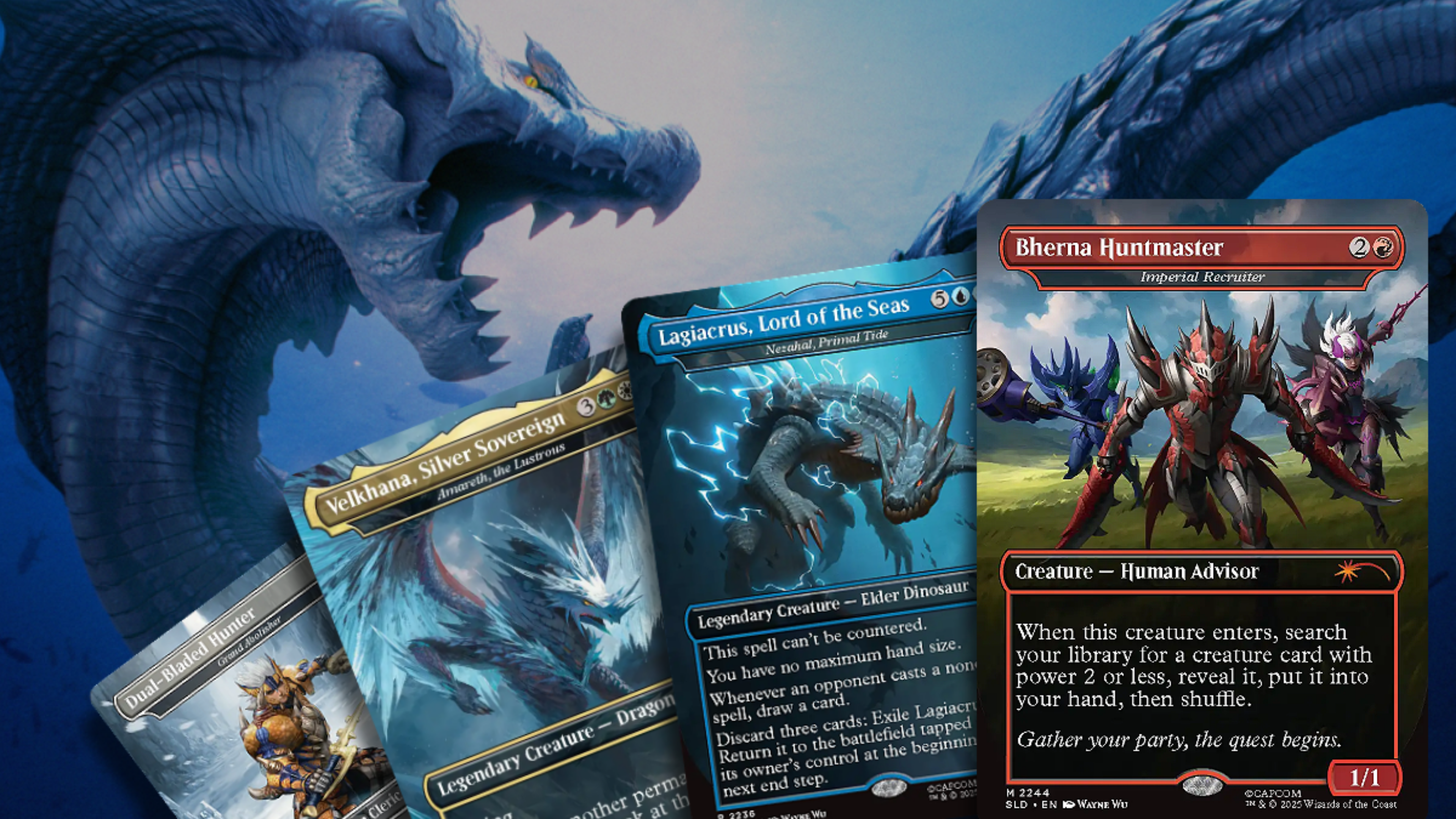 All 20 Gorgeous Monster Hunter x Secret Lair Cards Fully Revealed