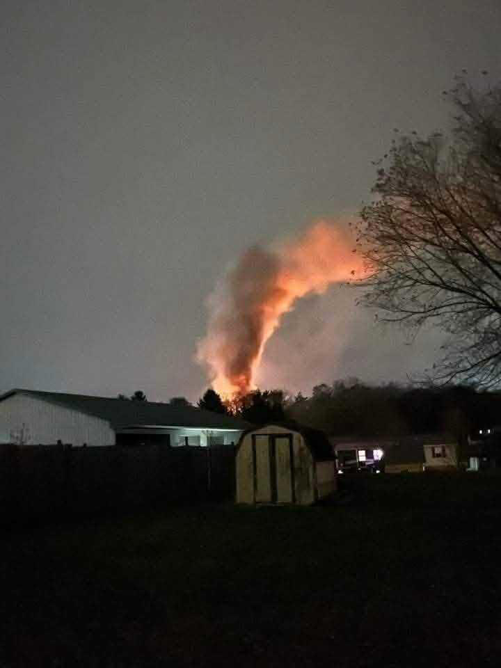 Crews battle fire at Franklin County lumber yard