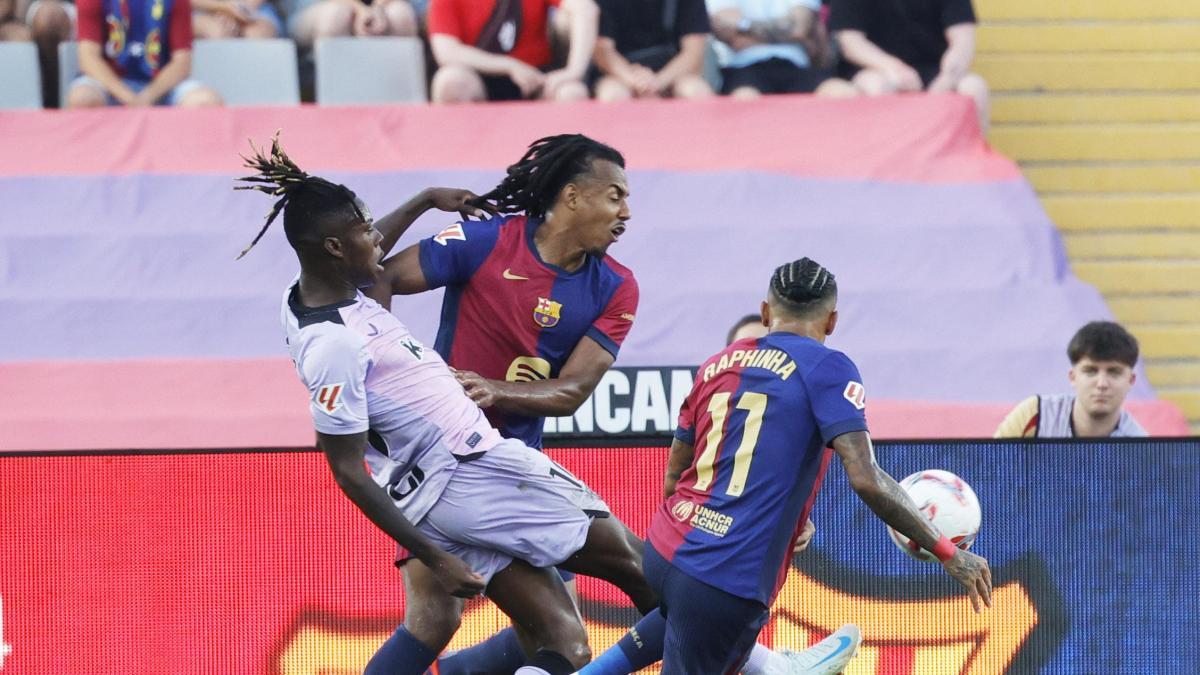 La revuelta de Nico Williams a Barcelona