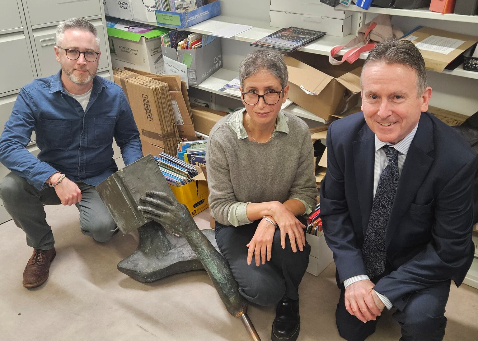 Artist’s joy as stolen Belfast library sculpture set for return to ...