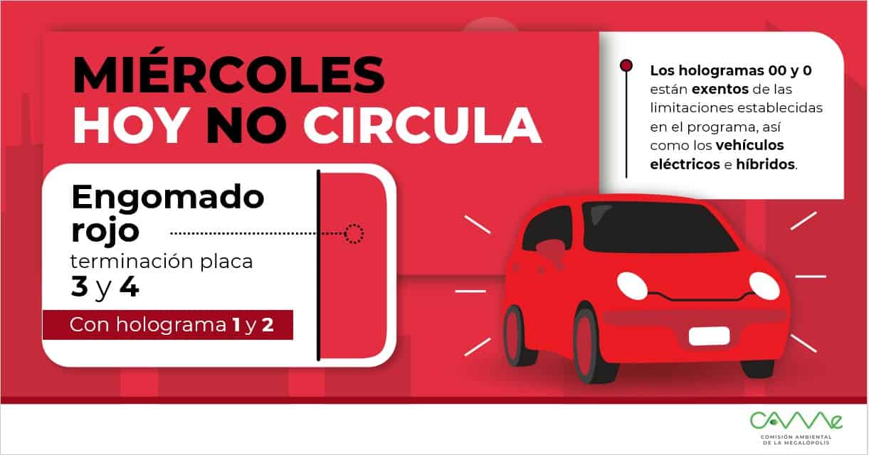 Hoy no circula miércoles 3 de junio de 2026: ¿Qué autos descansan en ...