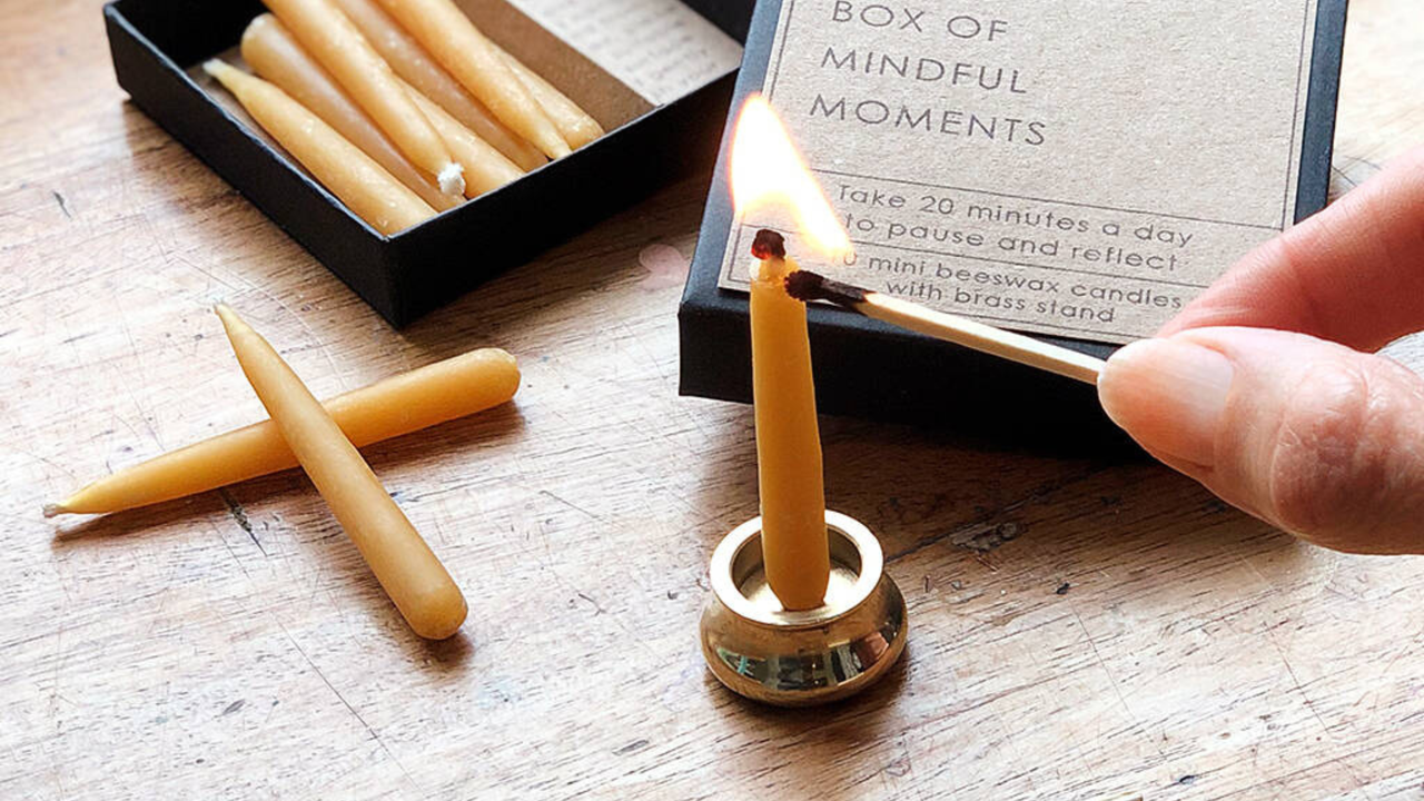 These Clever 'Meditation' Candles Burn for Only 20 Minutes