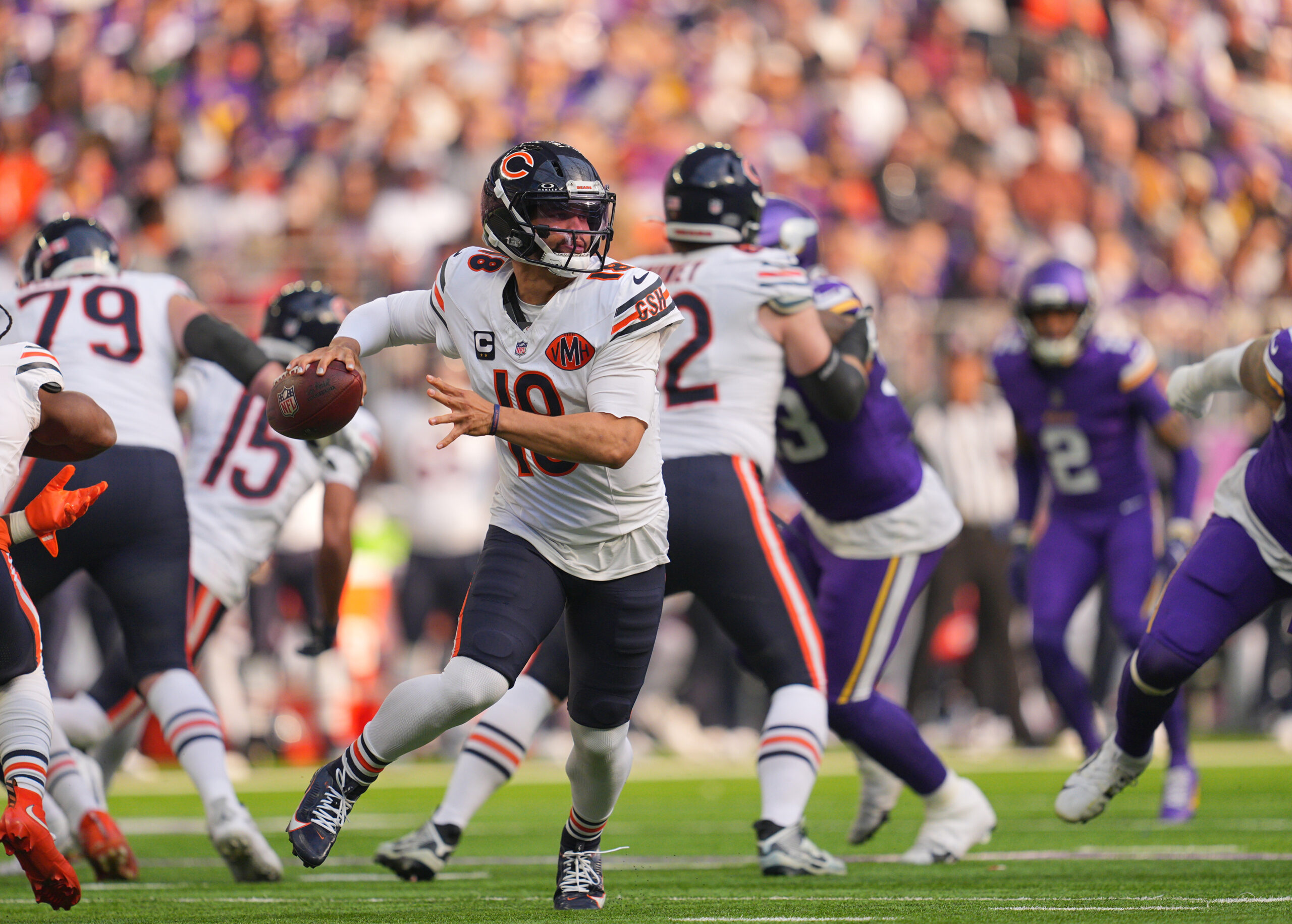 Caleb Williams and the Bears have grown together in 2025