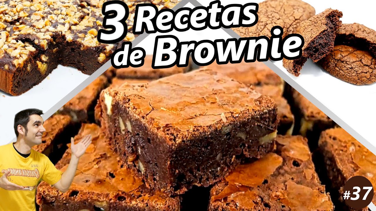 3 Recetas de Brownie Fáciles y Deliciosos | Postres de Chocolate