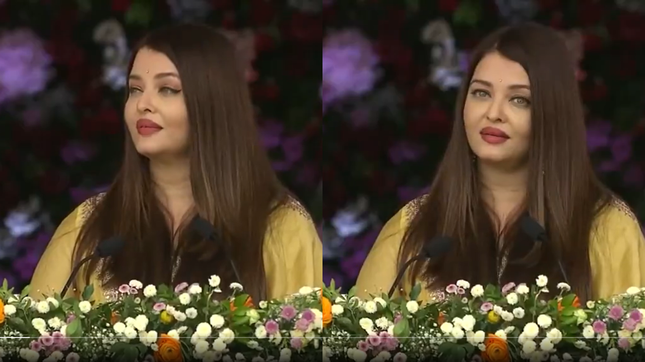 Aishwarya Rai's Powerful Speech At Sri Sathya Sai Baba Centenary ...