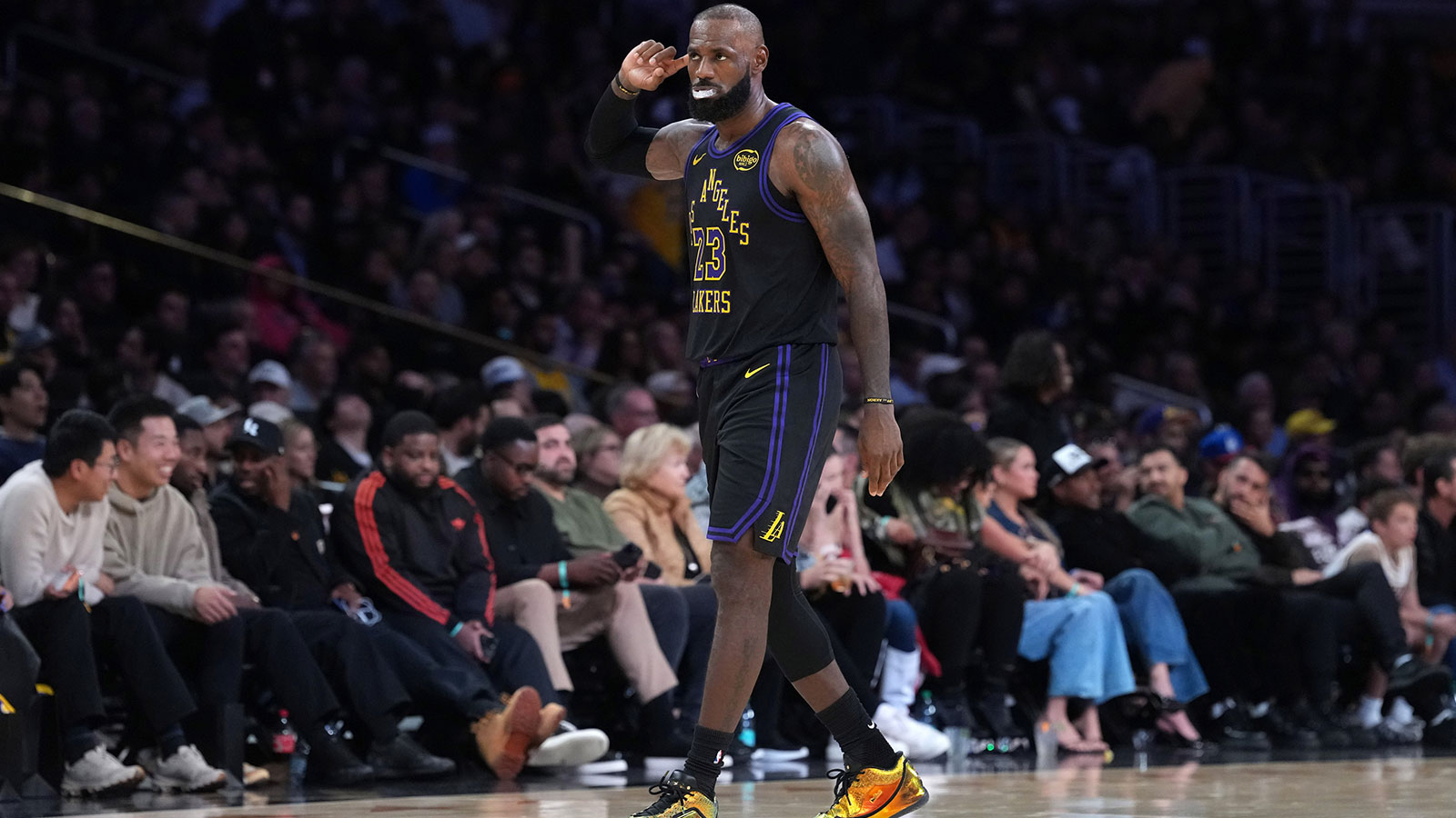 Lakers’ LeBron James makes assists history in just first game of Year 23