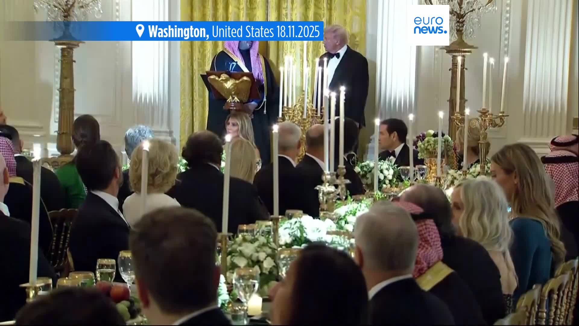 Cristiano Ronaldo attends White House dinner in honour of Saudi crown ...