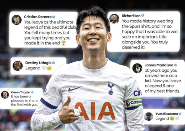 손흥민 또 ‘EPL 레전드’ 증명! ‘역대 최다 득점 2위’ 케인, ‘통산 어시스트 2위’ KDB보다 높은 순위 기록