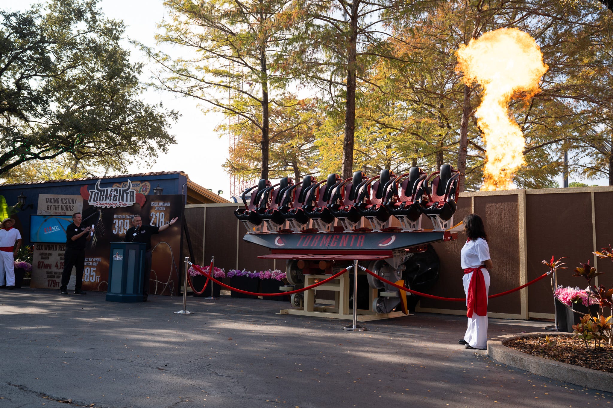 Six Flags Over Texas unveils plans for 309-foot roller coaster opening ...