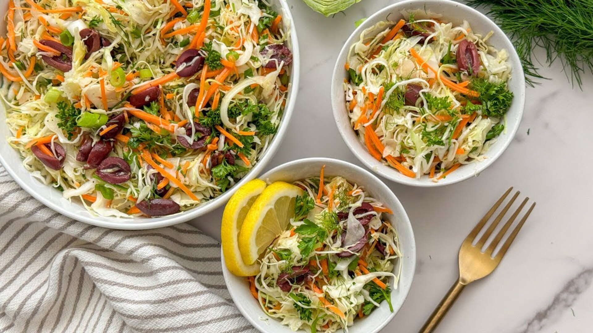 Lahano Salata (Greek Cabbage Salad) Recipe