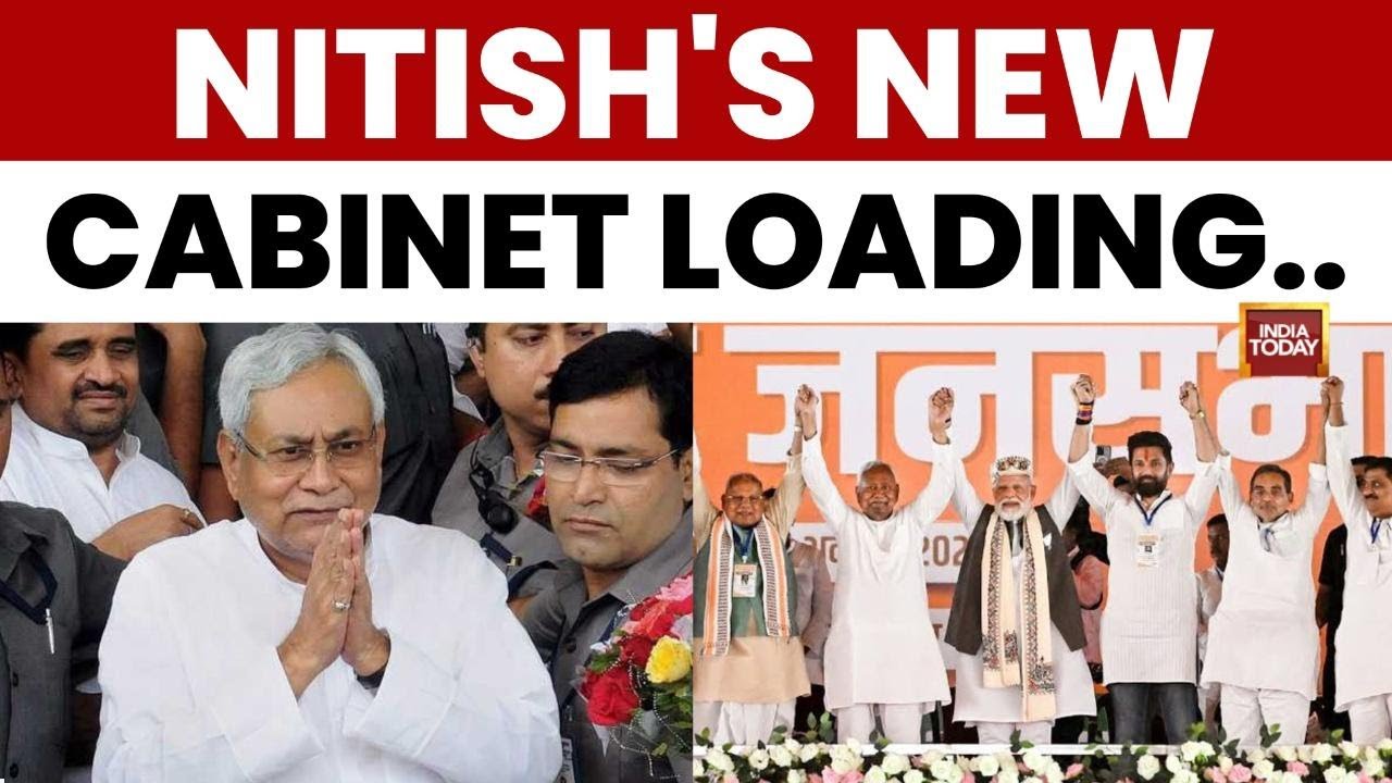 Nitish Kumar Set for Record 10th Term as Bihar CM, Grand Swearing-in ...