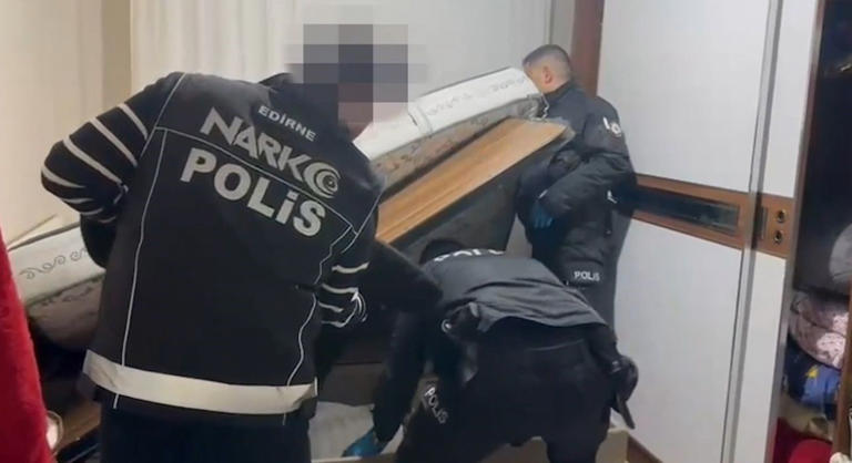 Edirne’de uyuşturucu operasyonu: 8 şüpheli yakalandı